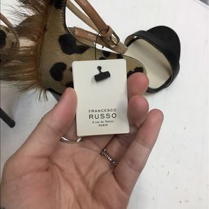 Francesco Russo | Shoes | Nwt Francesco Russo Leopardprint Calf Hair ...